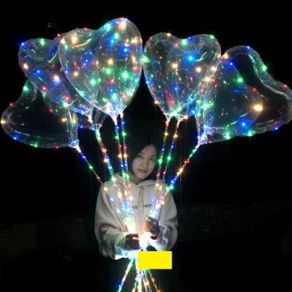 Costumes | Led Light Heart Balloons Heartevents Love Party | Poshmark
